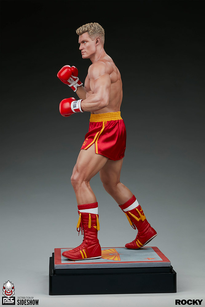 1:3 scale Ivan Drago Rocky IV collectible statue unveiled by PCS
