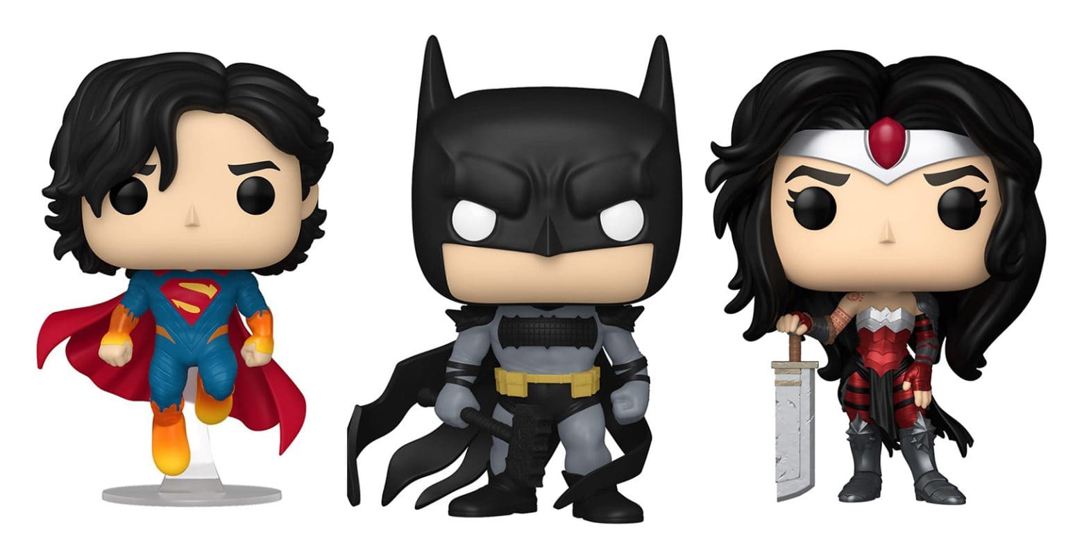 Absolute Batman, Superman and Wonder Woman Pop! Vinyl figures coming to ...