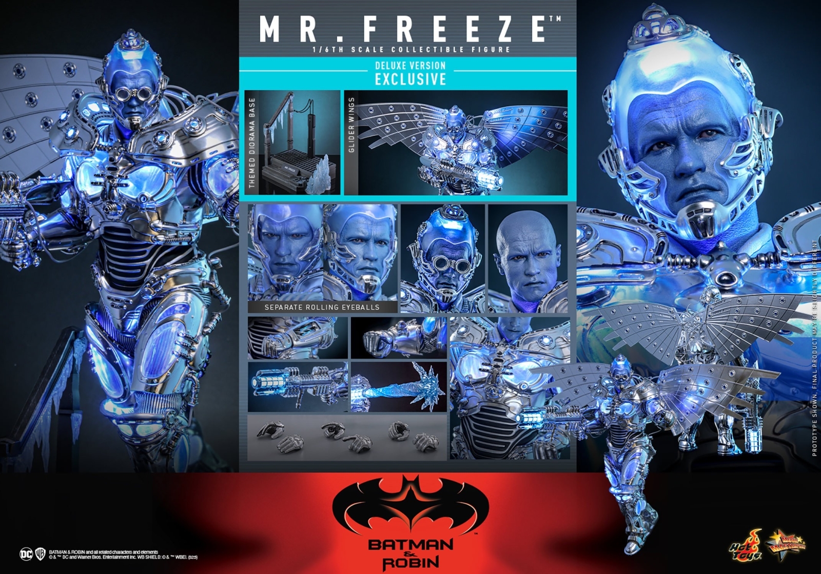 Arnold Schwarzenegger's Mr. Freeze joins Hot Toys' Batman & Robin sixth ...