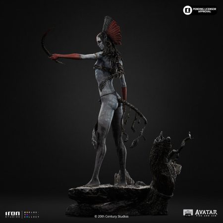 Avatar: Fire and Ash Miles Quaritch and Varang collectible statues revealed by Iron Studios