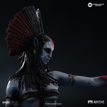 Avatar: Fire and Ash Miles Quaritch and Varang collectible statues revealed by Iron Studios