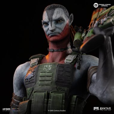 Avatar: Fire and Ash Miles Quaritch and Varang collectible statues revealed by Iron Studios