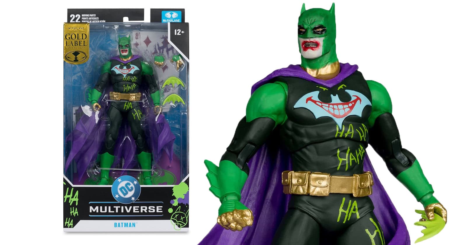 Batman gets Jokerized with McFarlane's DC Multiverse Joker War action ...