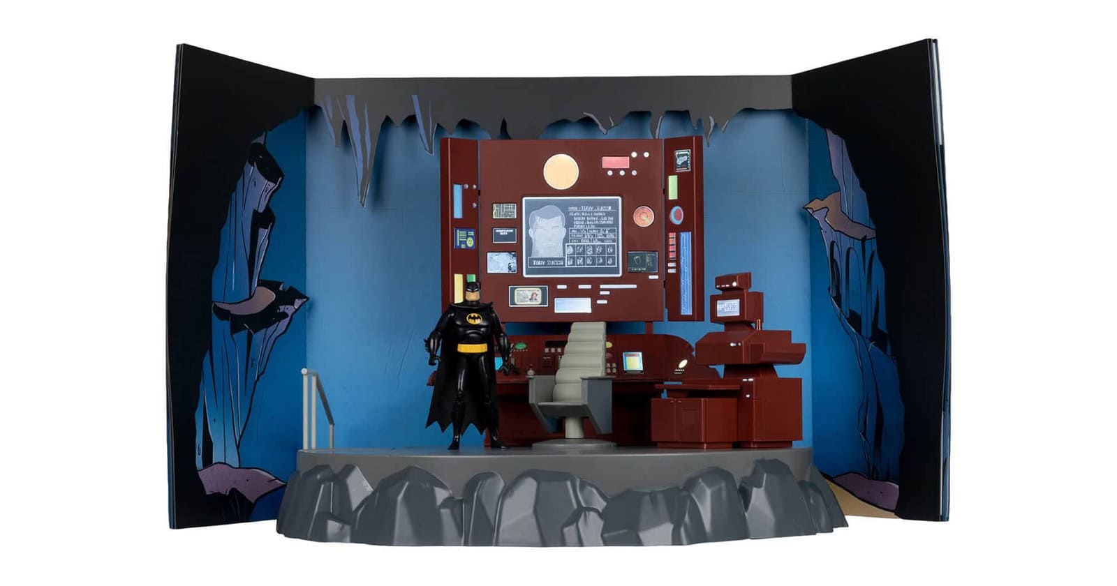 Batman: The Animated Series Batcave unveiled by McFarlane Toys
