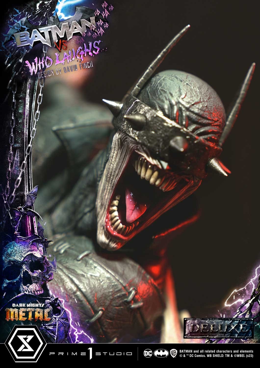 Batman vs Batman Who Laughs quarter scale collectible statue unveiled ...