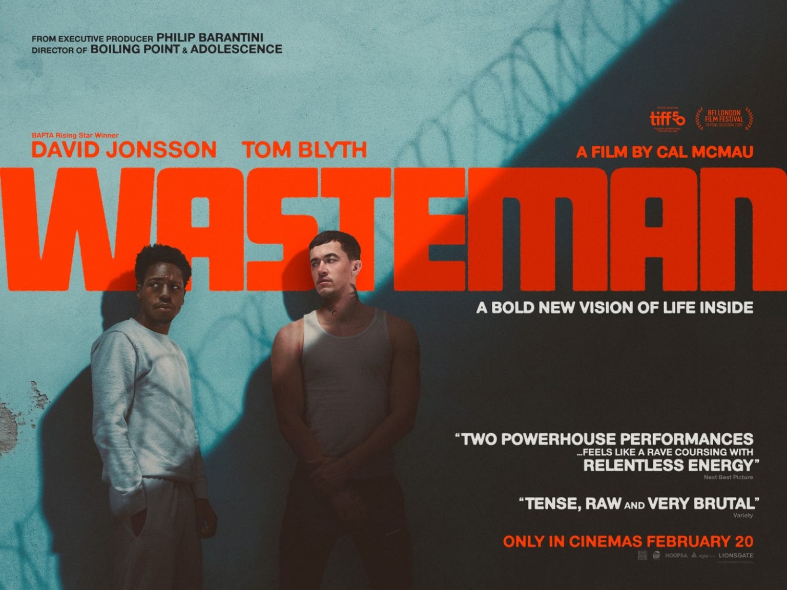 British prison drama Wasteman gets a trailer and poster