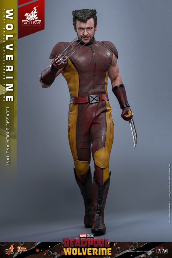 Classic Brown & Tan Wolverine joins Hot Toys' Deadpool & Wolverine ...