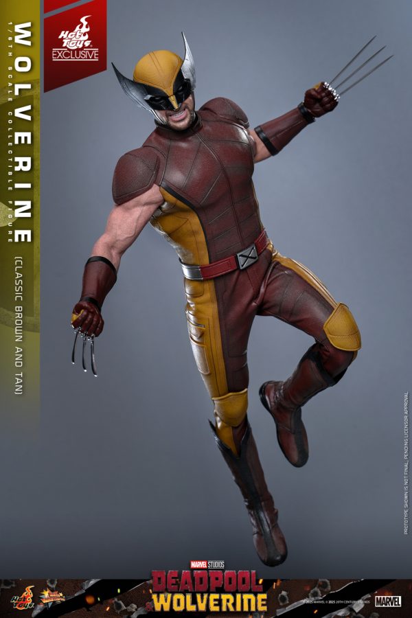 Classic Brown & Tan Wolverine joins Hot Toys' Deadpool & Wolverine ...