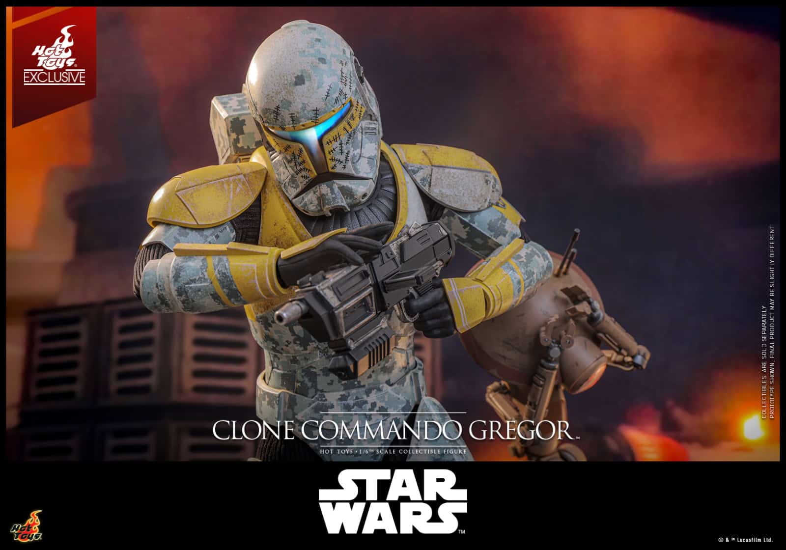 Clone Commando Gregor joins Hot Toys' Star Wars sixth scale action ...