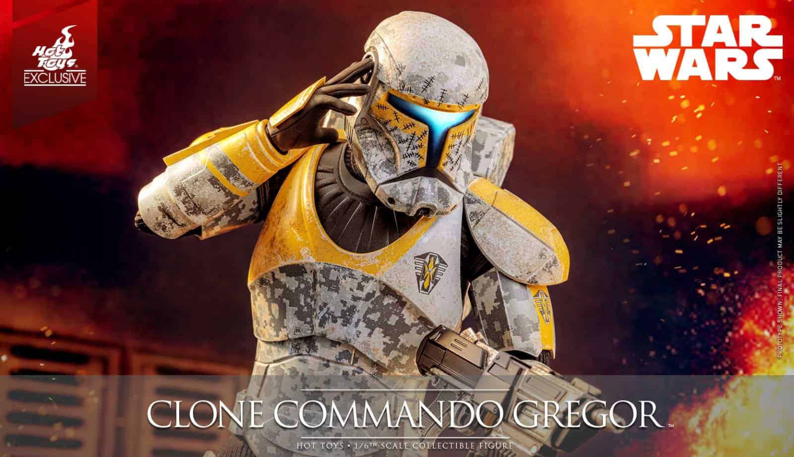 Clone Commando Gregor joins Hot Toys' Star Wars sixth scale action ...