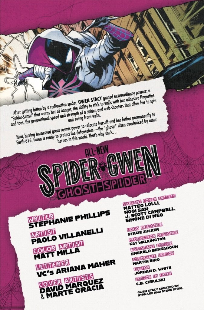 All-New Spider-Gwen: Ghost-Spider #1 - Comic Book Preview