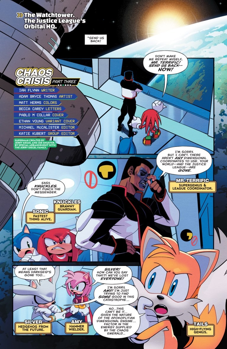 DC X Sonic The Hedgehog #3 - Comic Book Preview