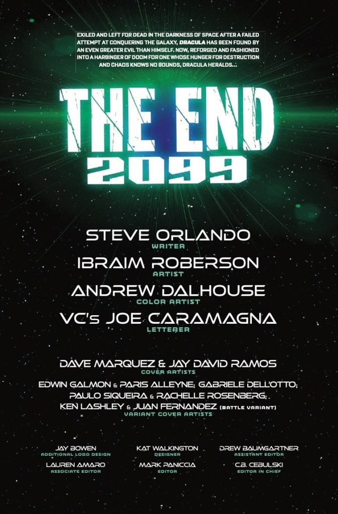 Marvel's The End 2099 #1 - Comic Book Preview
