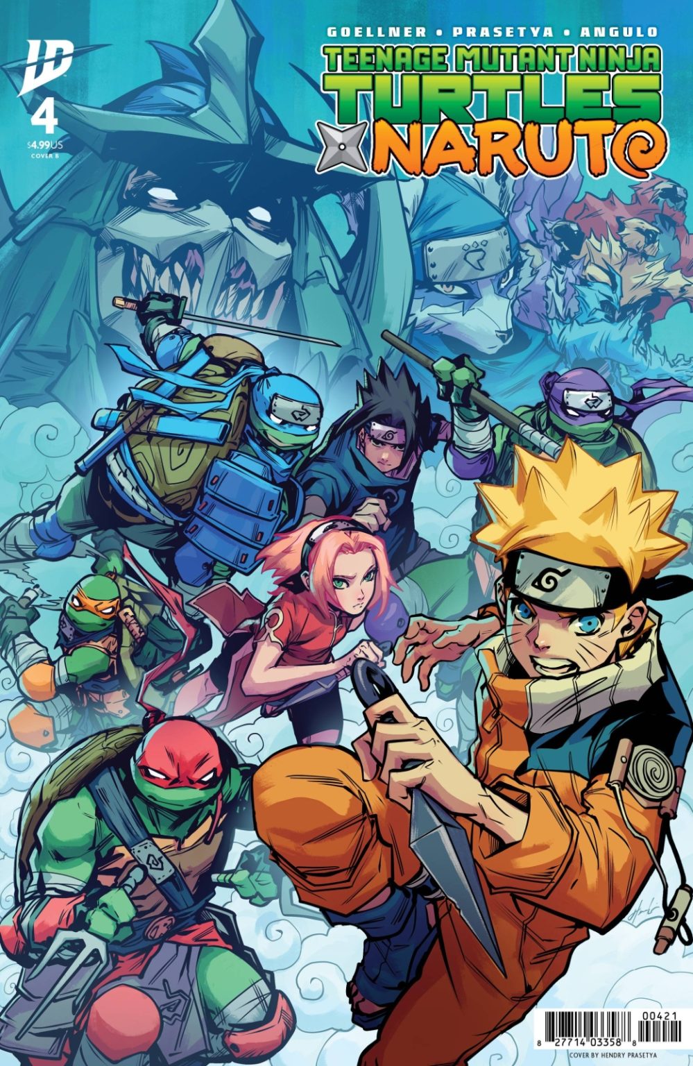 Teenage Mutant Ninja Turtles x Naruto #4 -Comic Book Preview