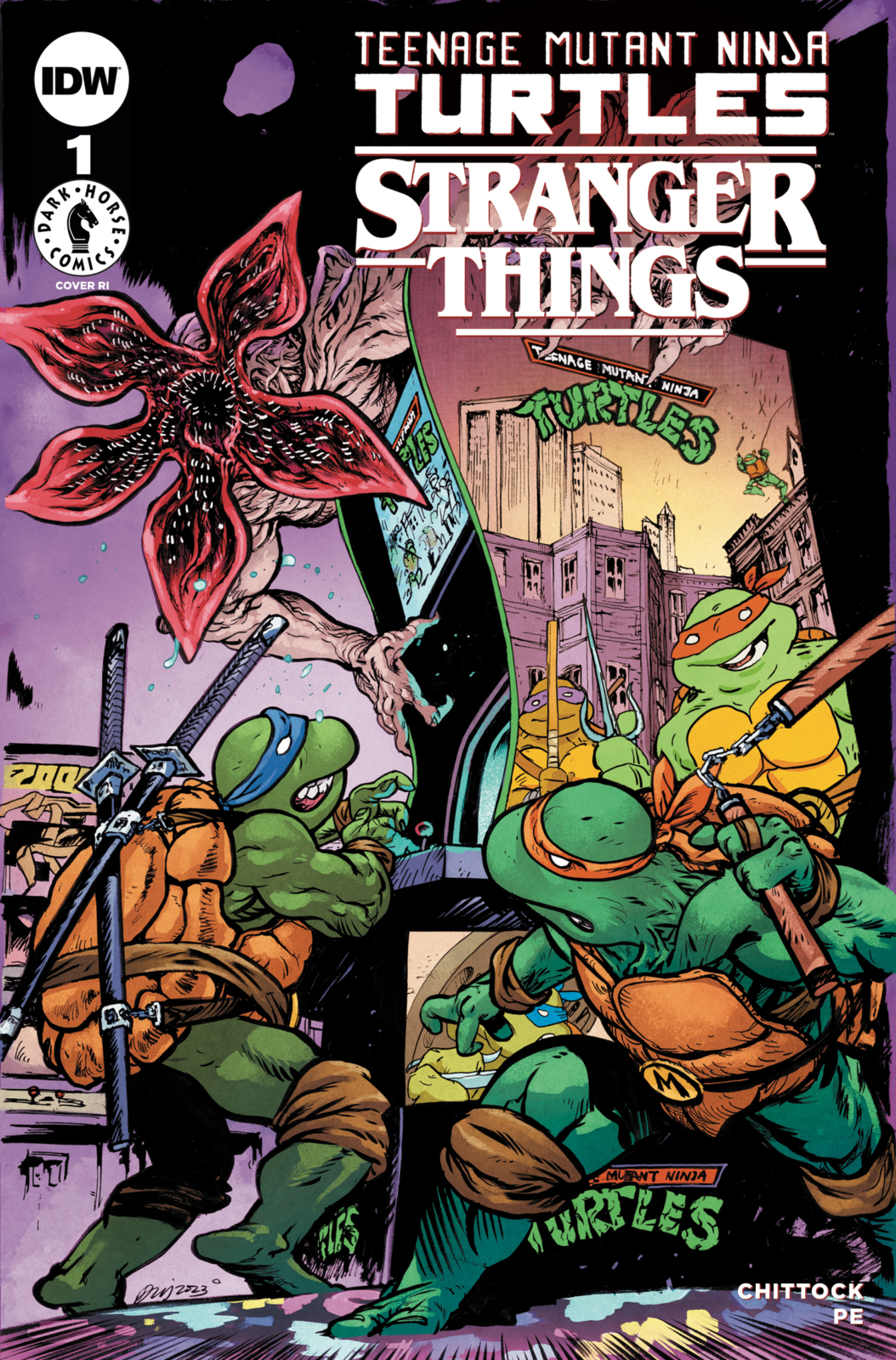 Teenage Mutant Ninja Turtles x Stranger Things #1 - Comic Book Preview