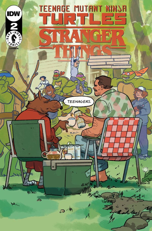 Teenage Mutant Ninja Turtles x Stranger Things #2 - Comic Book Preview