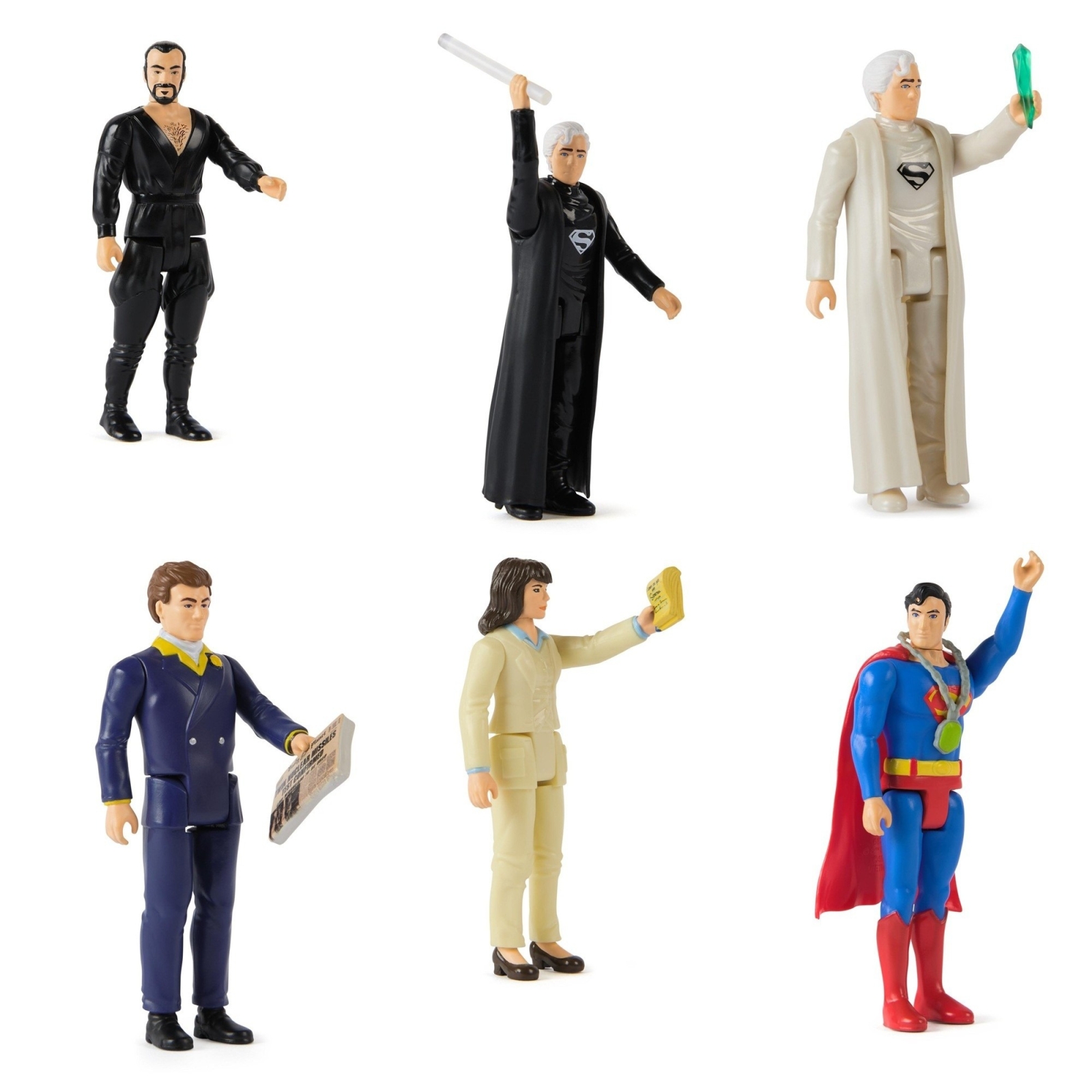 DC Comics Superman Retro Collection action figures unveiled by Spin Master