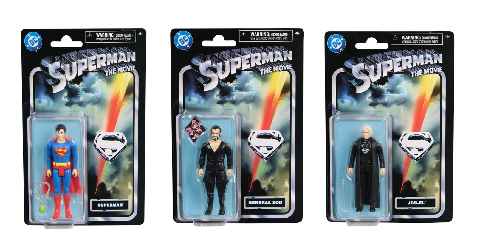 DC Comics Superman Retro Collection action figures unveiled by Spin Master