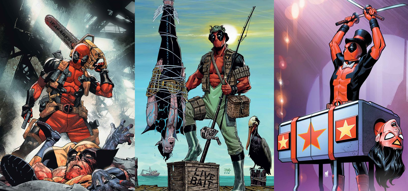 Deadpool Kills the Marvel Universe on new variant covers this July