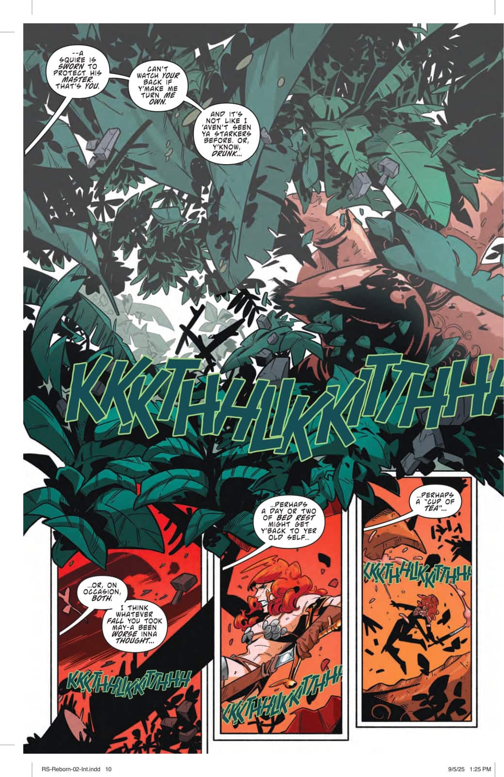 Dynamite's Red Sonja reimagining continues in Sonja Reborn #2 first ...