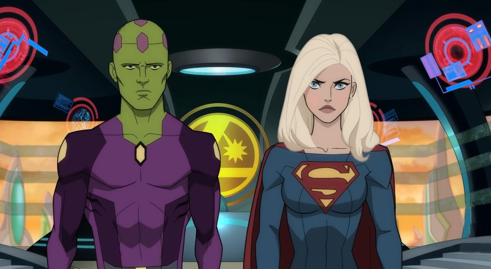 Exclusive clip from DC's Legion of Super-Heroes featuring Supergirl and ...