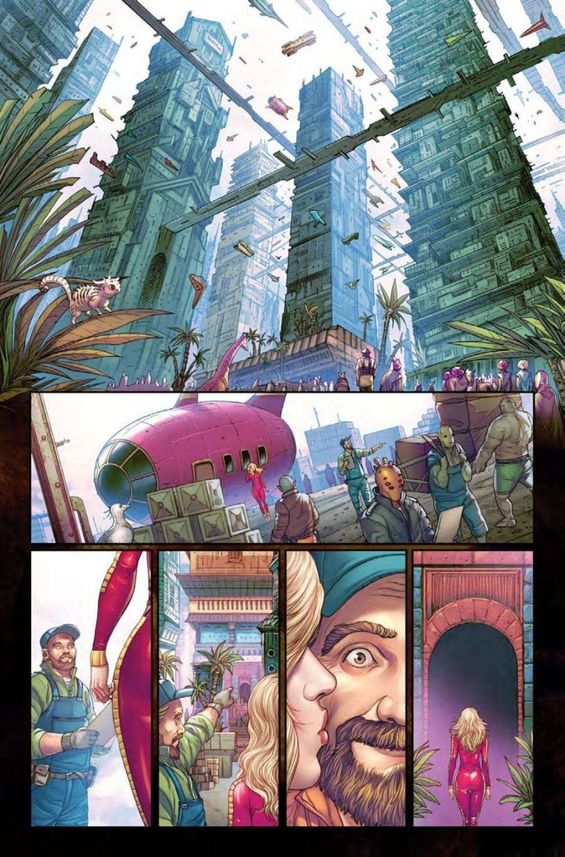 Get a first look at the new Barbarella series from Dynamite