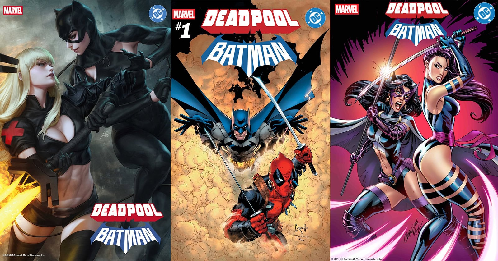 Full gallery of Marvel's Deadpool/Batman #1 covers revealed