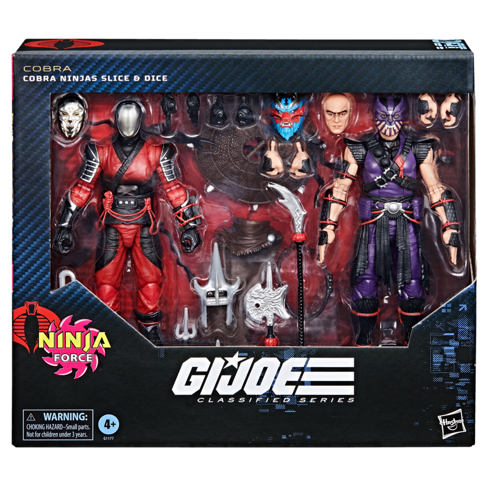 G.I. Joe Classified Series Slice & Dice, Budo, and Hawk with M.M.S ...