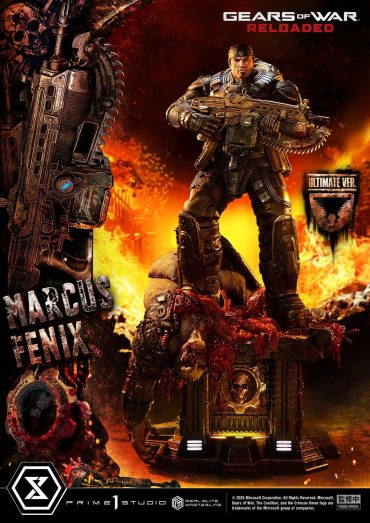 Gears of War: Reloaded Marcus Fenix Real Elite Masterline collectible ...
