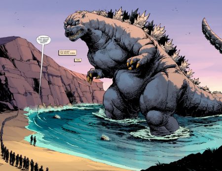 Get a first look at Teenage Mutant Ninja Turtles x Godzilla crossover event