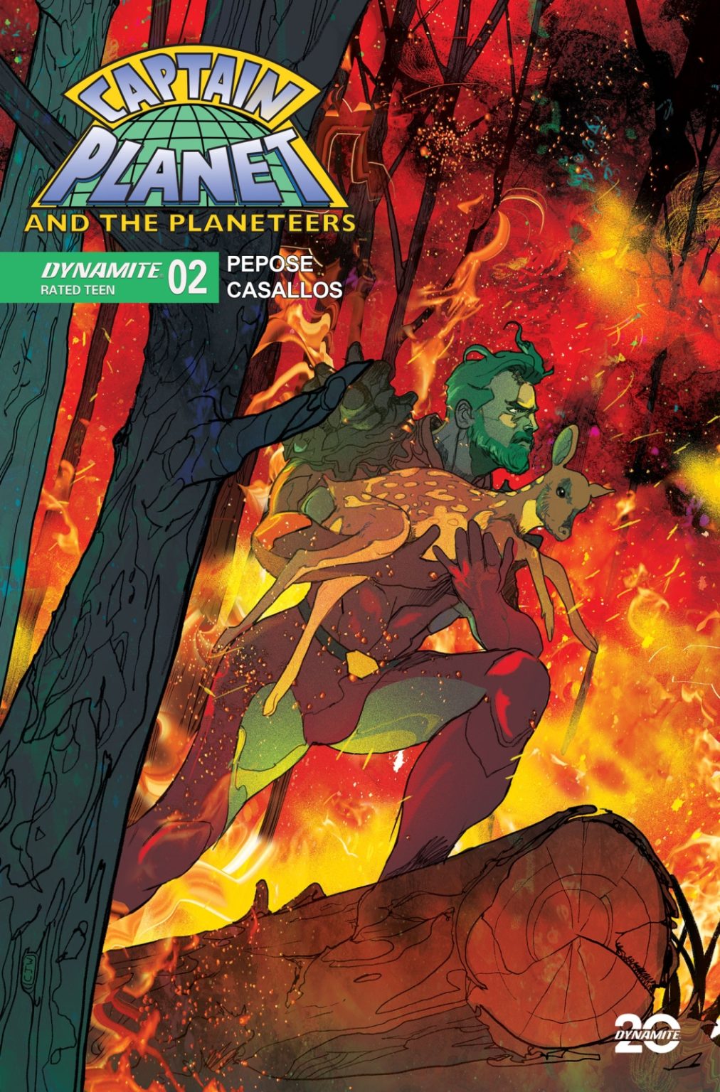 Get a sneak peek at Dynamite's Captain Planet #2 with first look preview