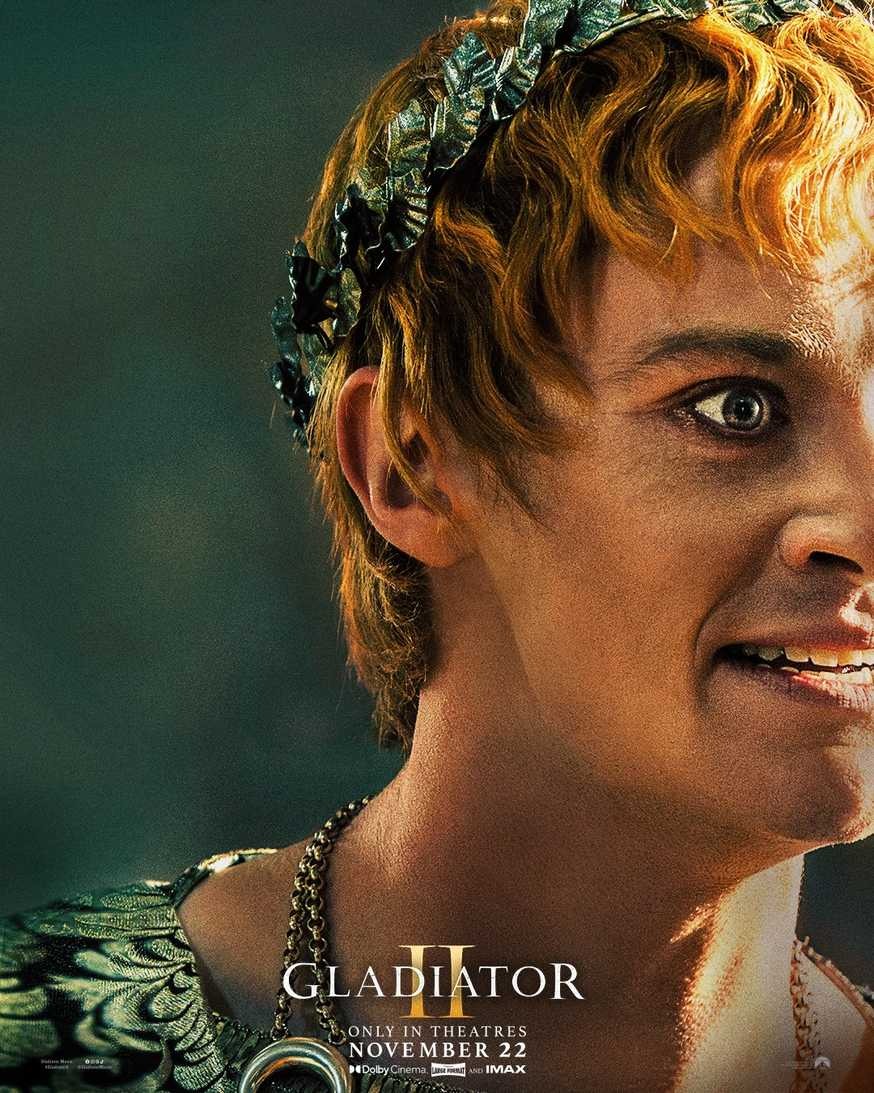 Gladiator II character posters showcase the cast of Ridley Scott's sequel