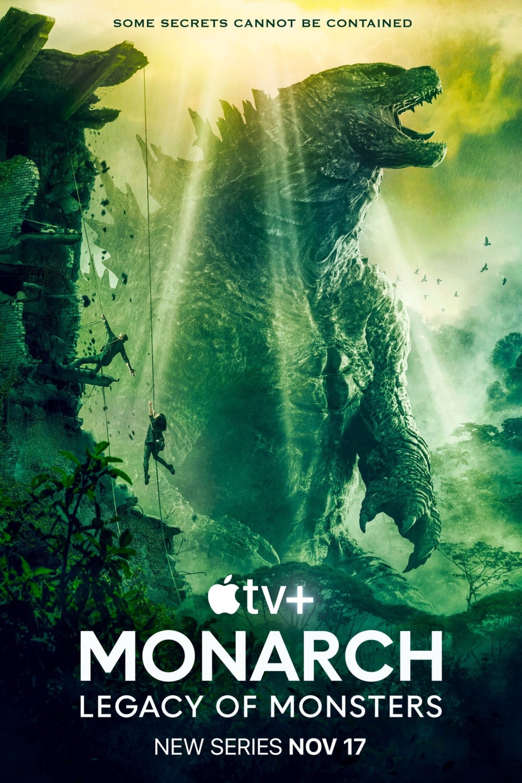 Godzilla stands tall on Monarch: Legacy of Monsters posters