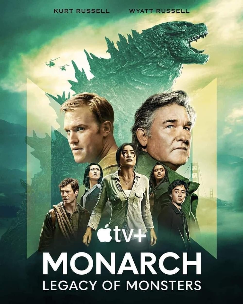 Godzilla stands tall on Monarch: Legacy of Monsters posters