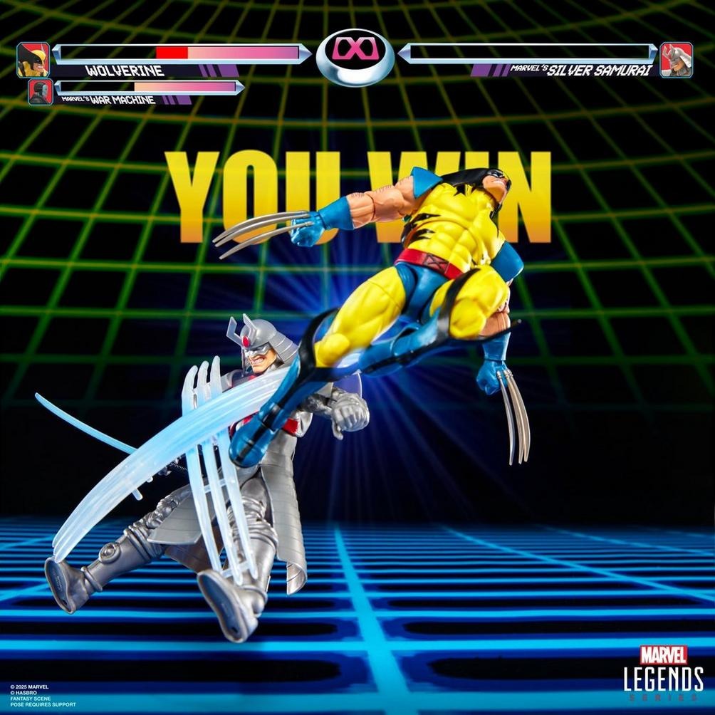 Hasbro officially unveils Wolverine vs. Silver Samurai Marvel Legends ...