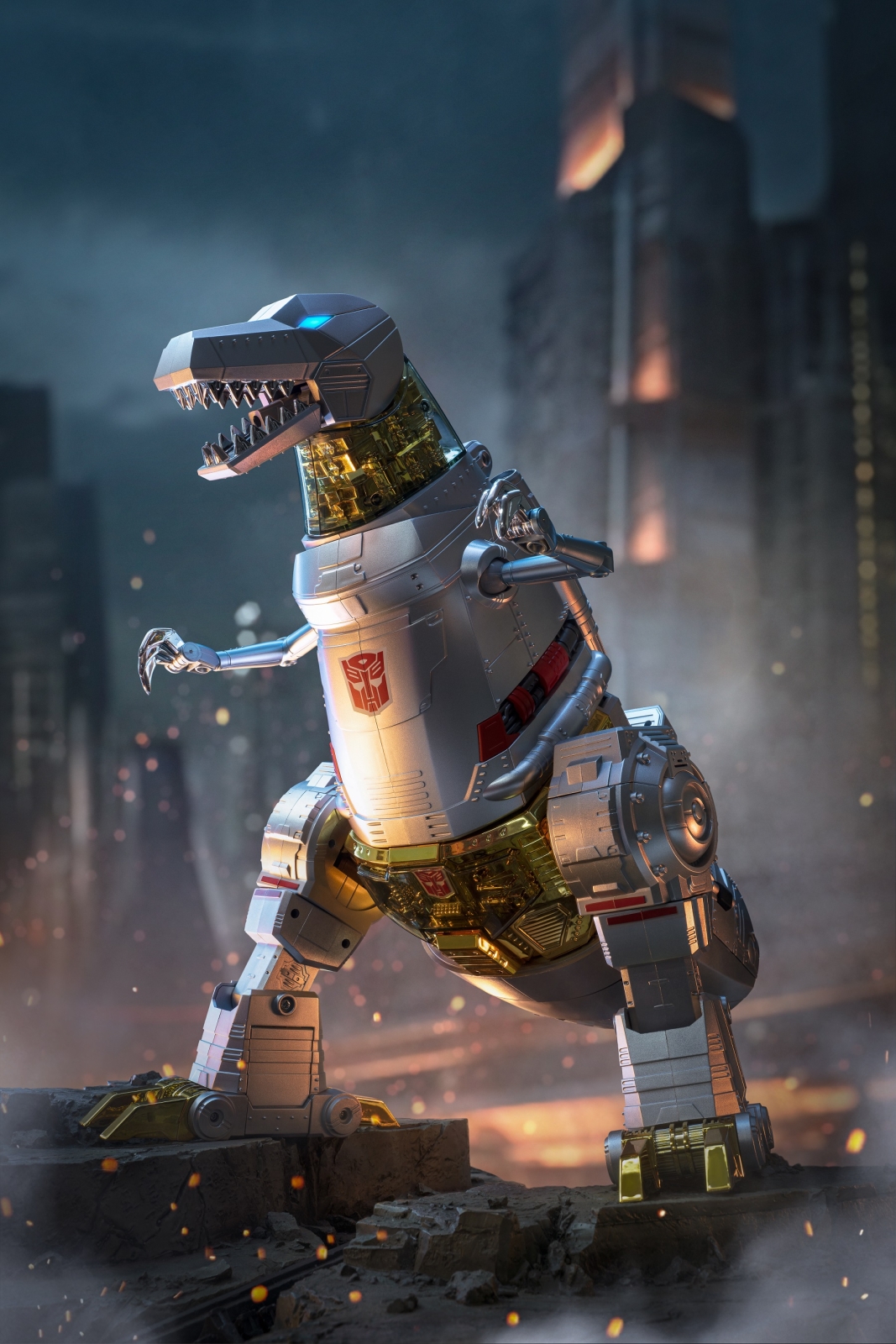 Hasbro unveils auto-converting Transformers Grimlock