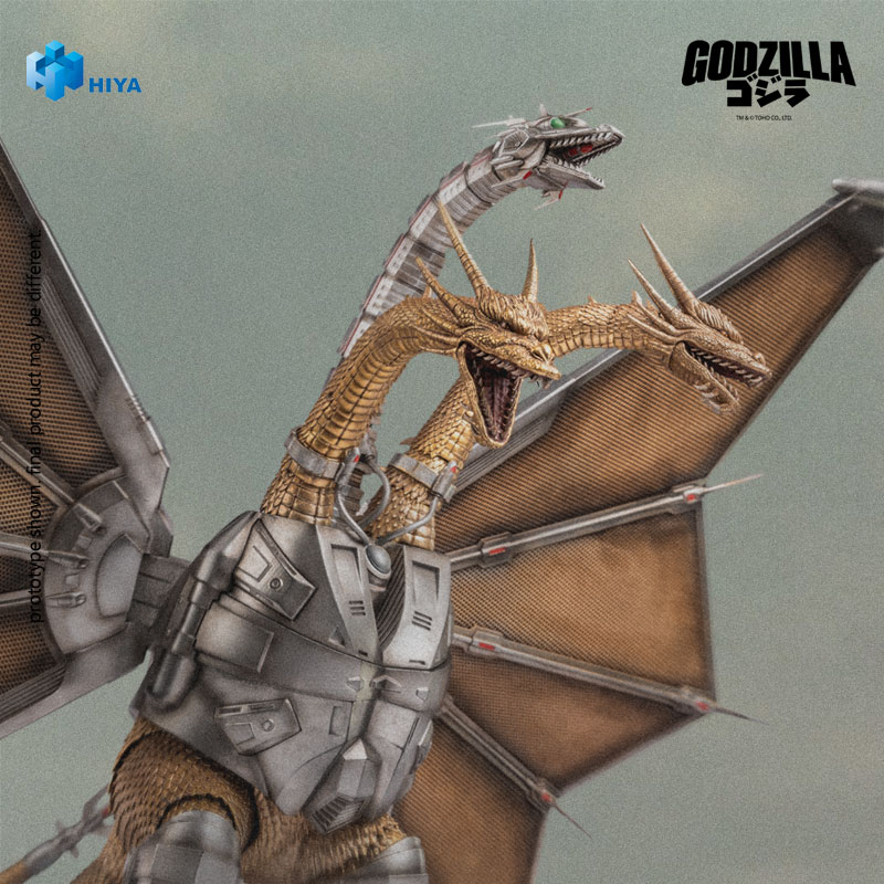 Hiya Toys unleashes Mecha King Ghidorah Exquisite Basic Series figure from Godzilla vs. King ...