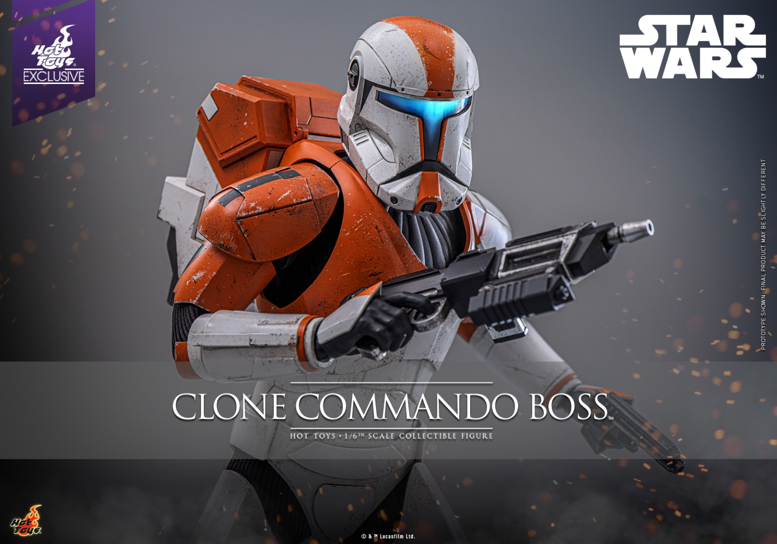 Hot Toys' Star Wars Clone Commando Boss sixth scale figure unveiled