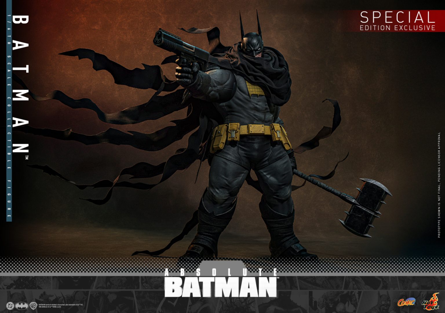 Hot Toys unleashes Absolute Batman sixth scale figure