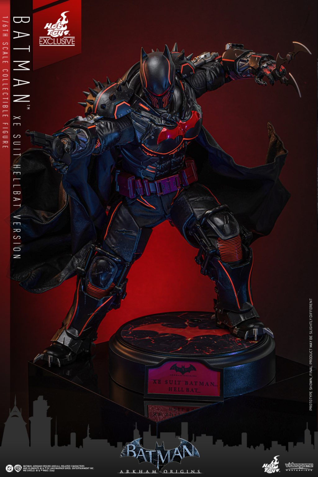 Hot Toys unveils Batman: Arkham Origins XE Suit Hellbat Version sixth ...