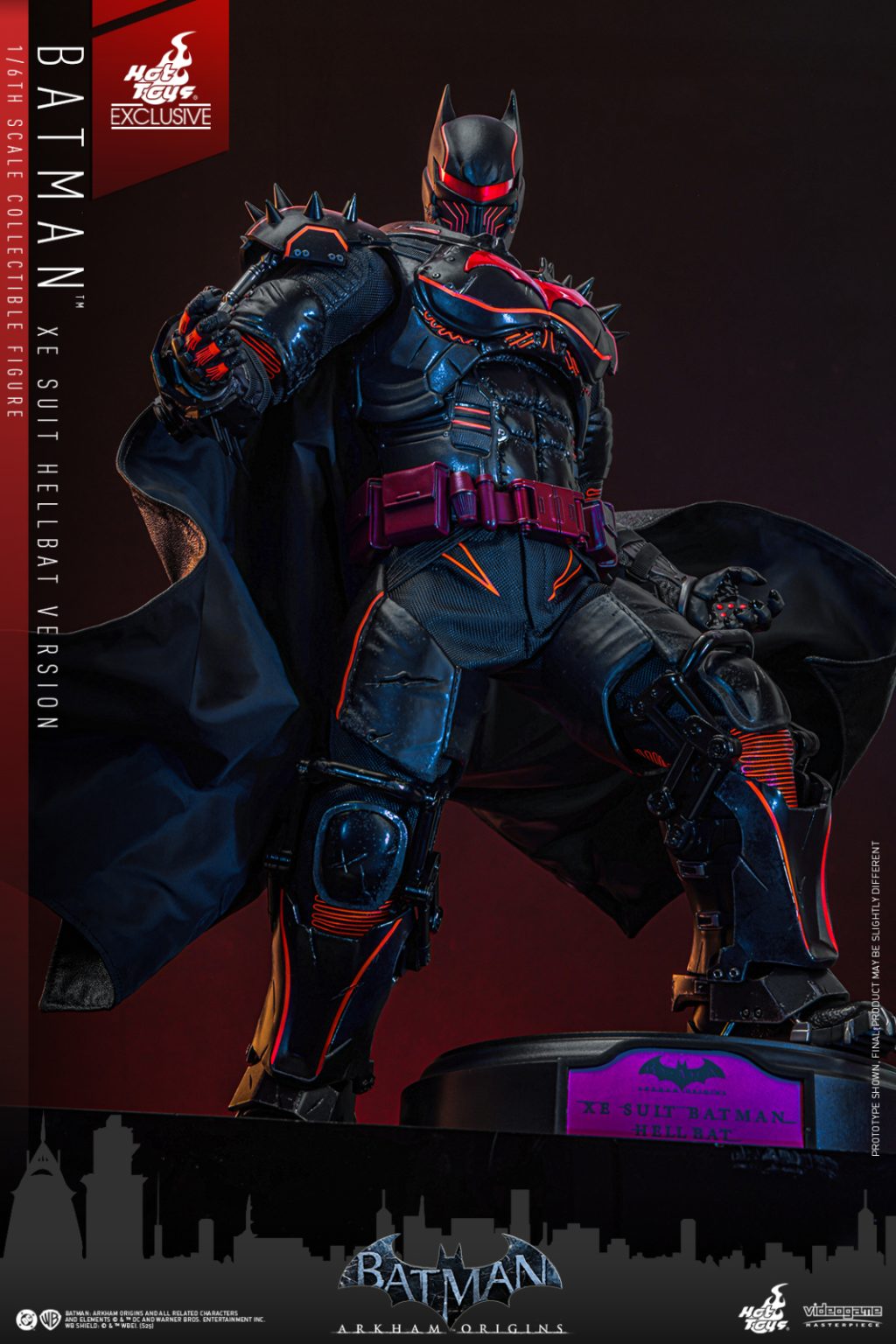Hot Toys unveils Batman: Arkham Origins XE Suit Hellbat Version sixth ...