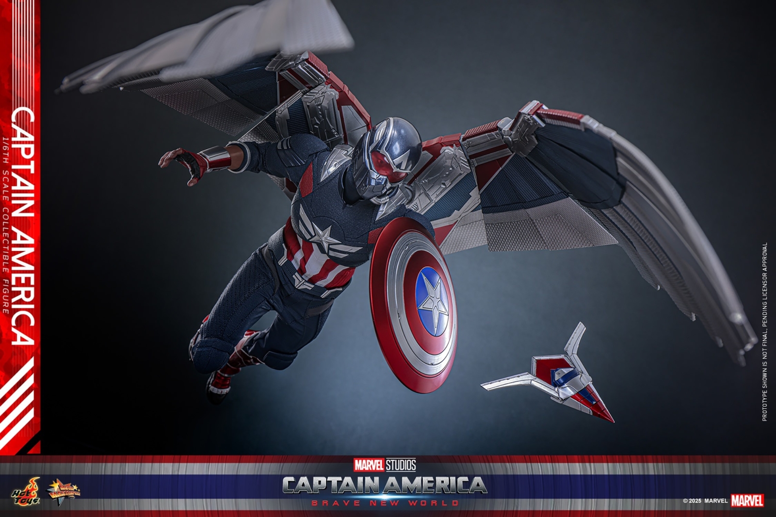 Hot Toys unveils Captain America: Brave New World Sam Wilson Cap sixth ...