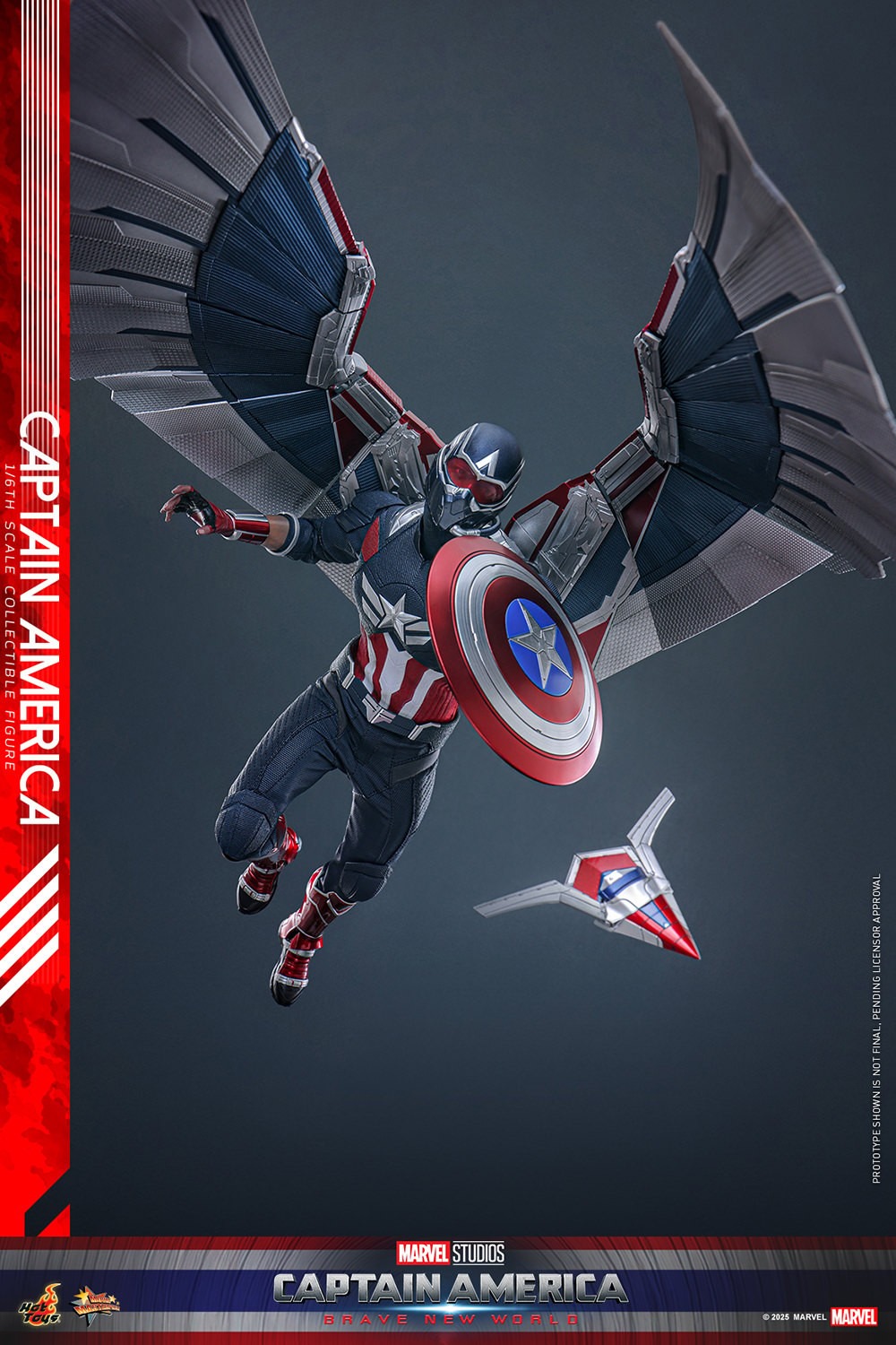 Hot Toys unveils Captain America: Brave New World Sam Wilson Cap sixth ...