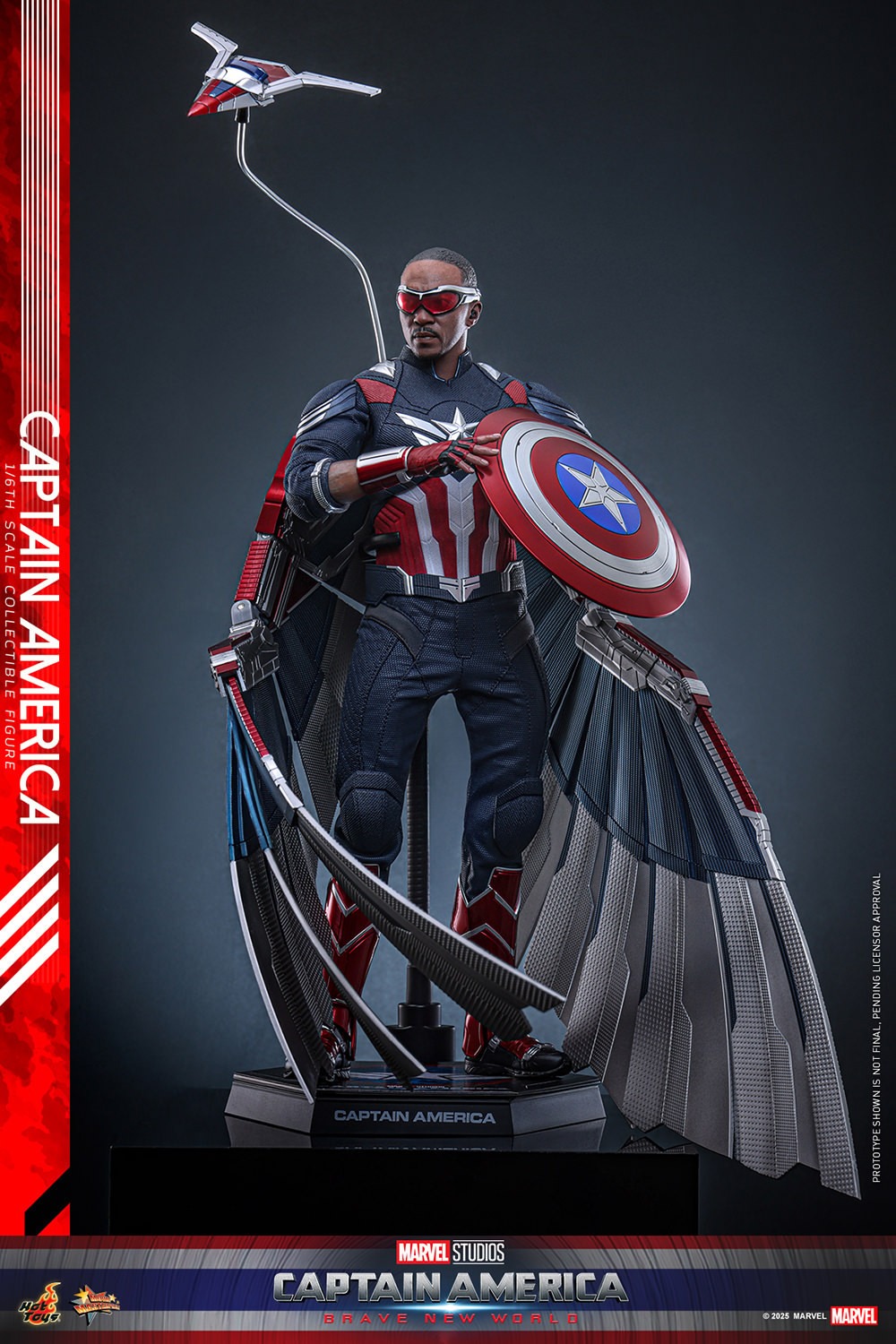 Hot Toys unveils Captain America: Brave New World Sam Wilson Cap sixth ...