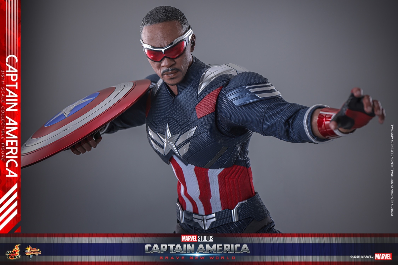 Hot Toys unveils Captain America: Brave New World Sam Wilson Cap sixth ...