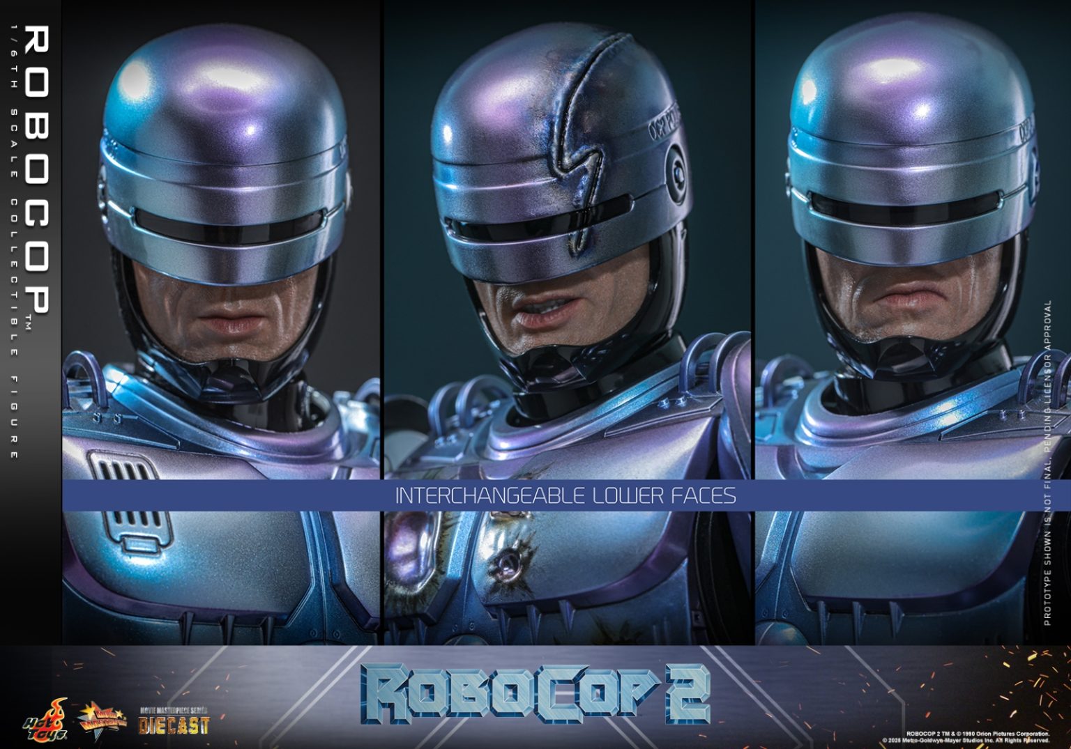 Hot Toys unveils RoboCop and RoboCain sixth scale figures from RoboCop 2