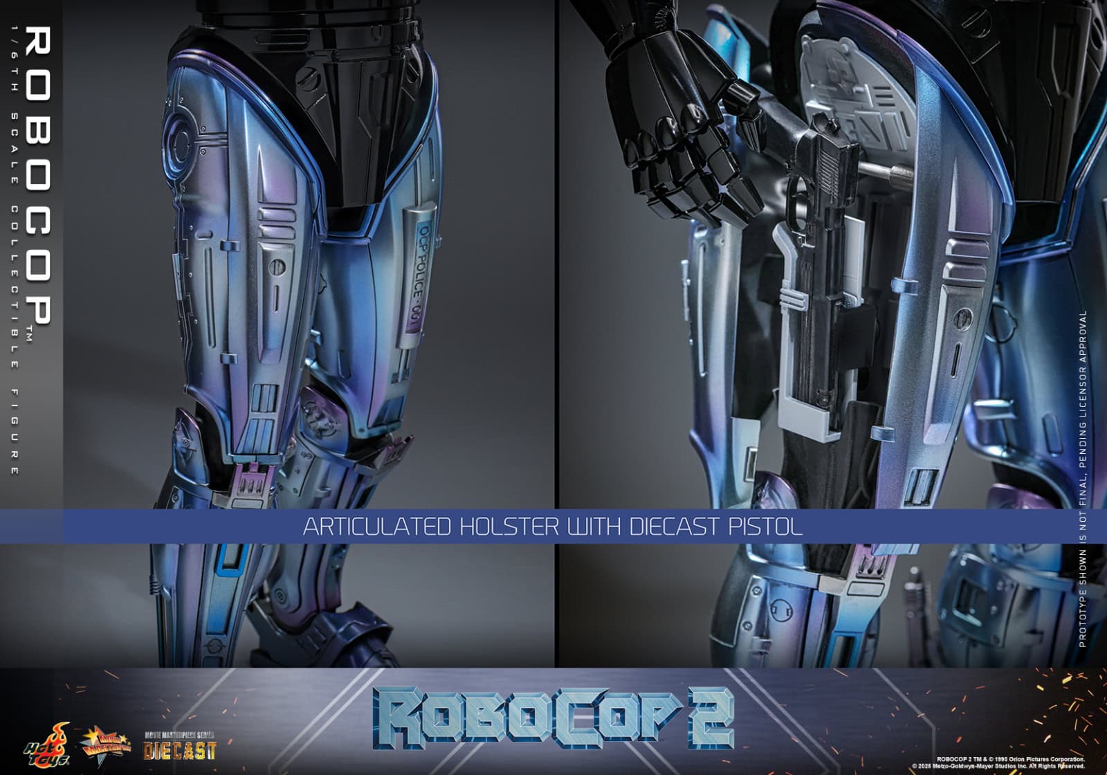 Hot Toys unveils RoboCop and RoboCain sixth scale figures from RoboCop 2
