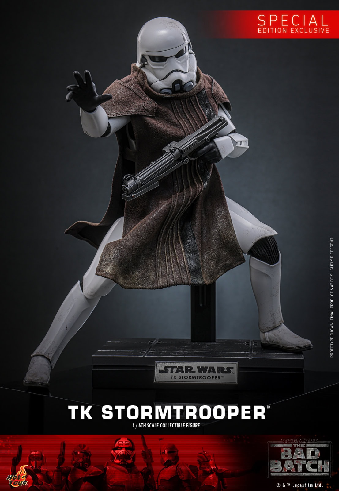 Hot Toys unveils Star Wars: The Bad Batch TK Stormtrooper sixth scale ...