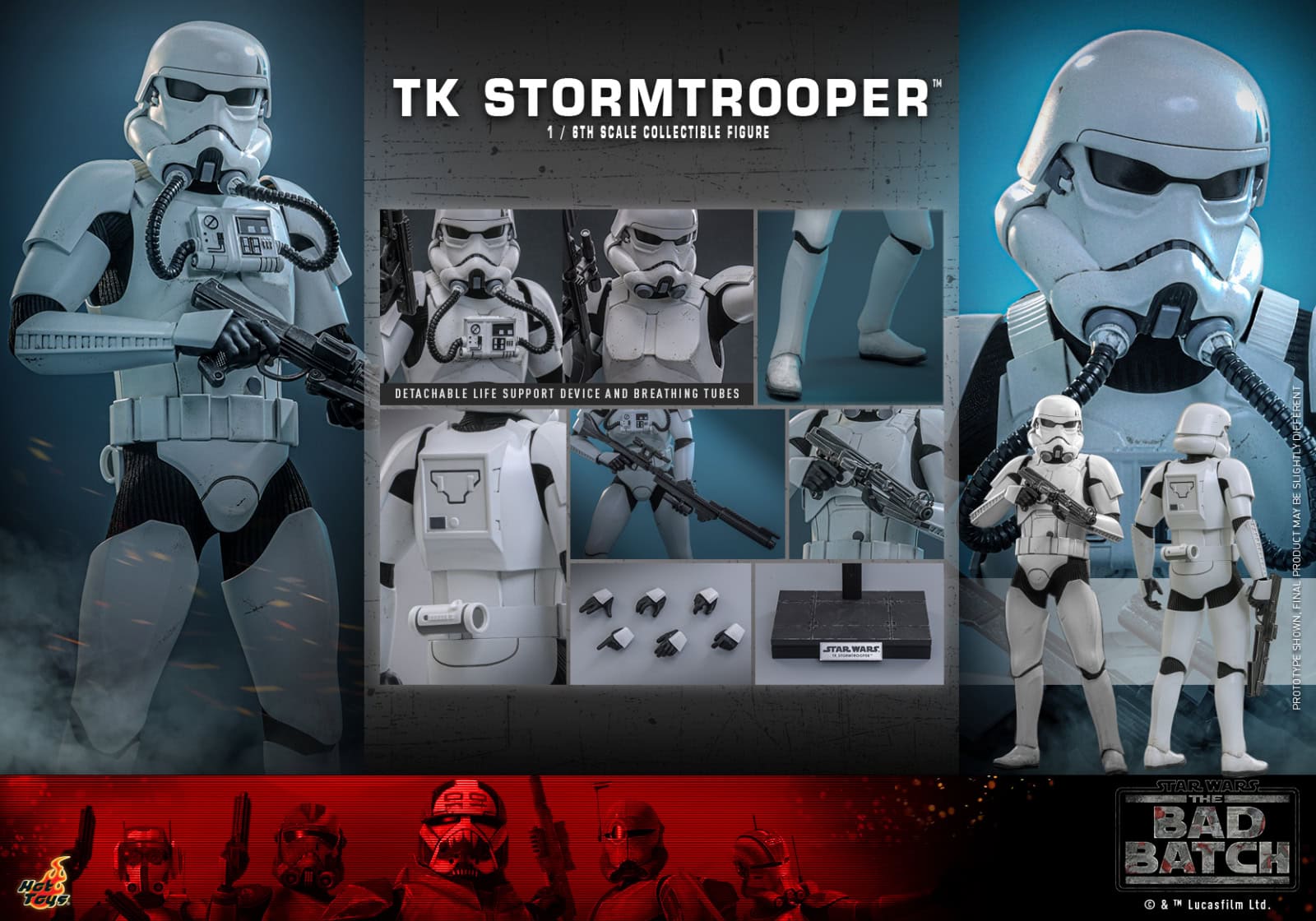 Hot Toys unveils Star Wars: The Bad Batch TK Stormtrooper sixth scale ...