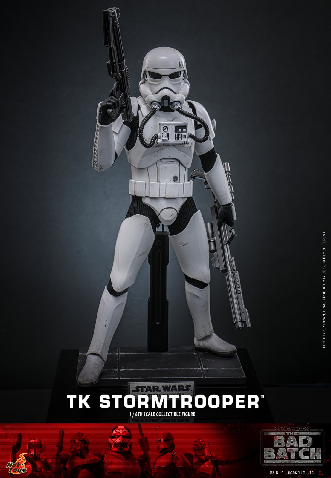 Hot Toys unveils Star Wars: The Bad Batch TK Stormtrooper sixth scale ...